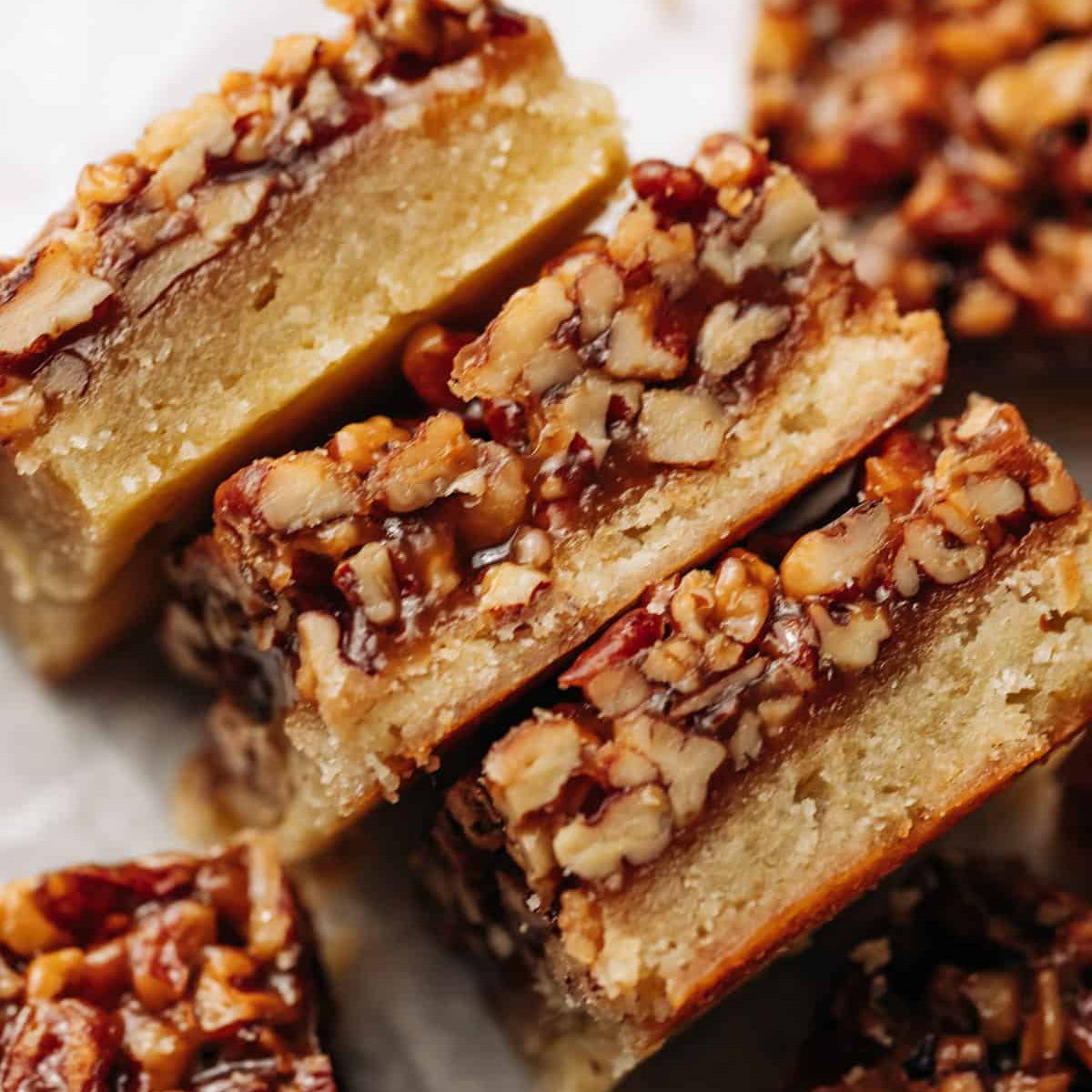 PECAN SHORTBREAD BARS – Terracotta Tummy